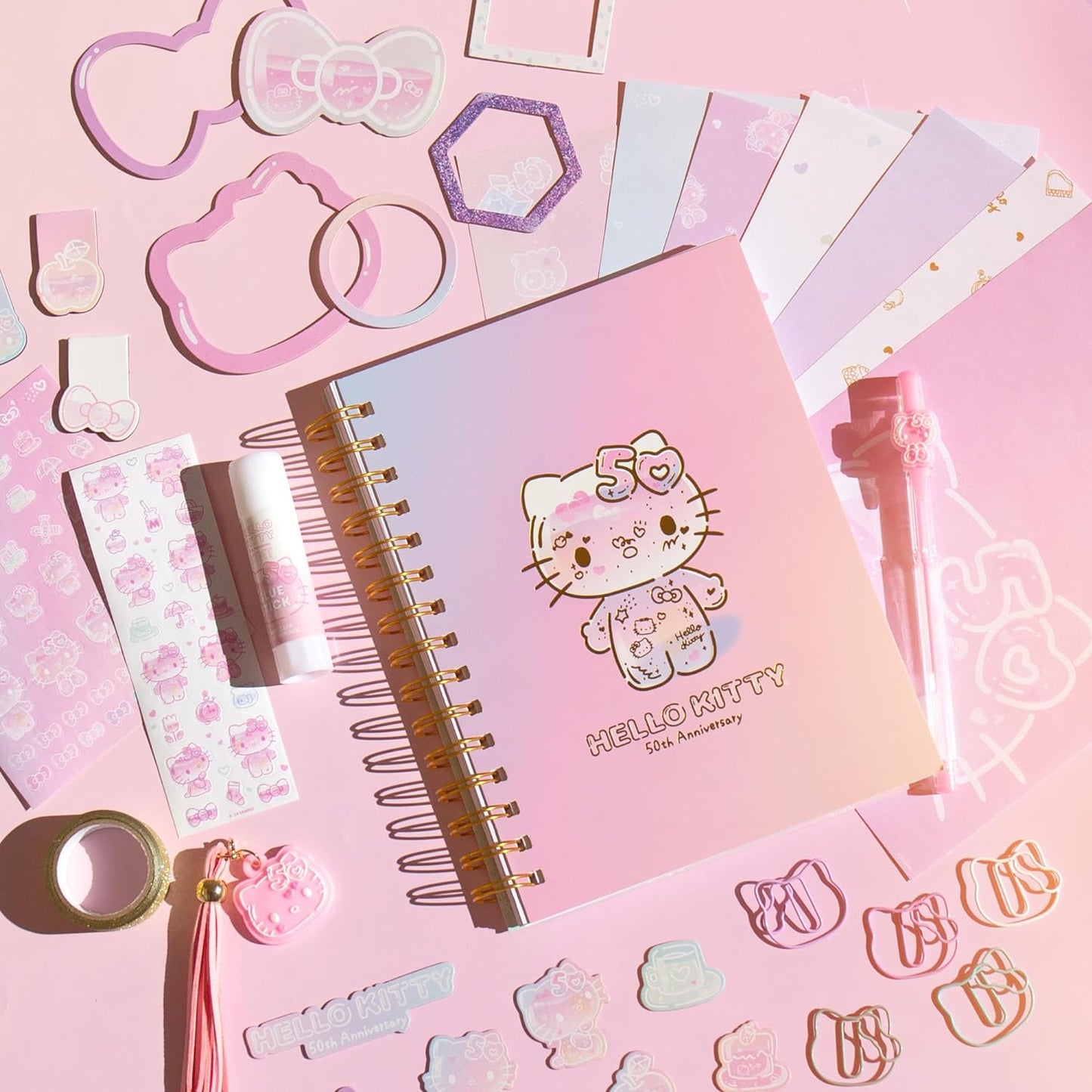 Hello Kitty Official Sanrio 50th Anniversary Journaling Set – MONSTER ...