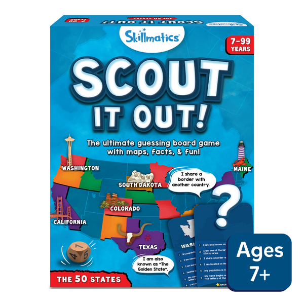Scout it Out: The 50 States | Trivia Board Game – MONSTER KIDS TOYS & GIFTS