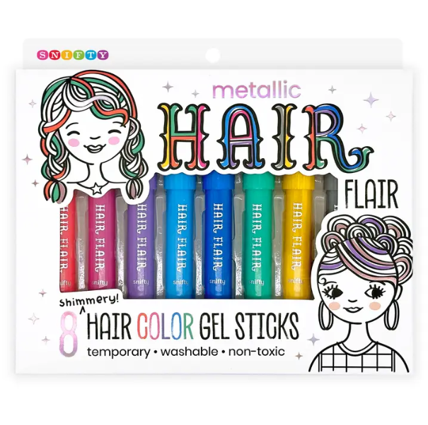 Hair Flair Color Gel Sticks: Metallic – MONSTER KIDS TOYS & GIFTS