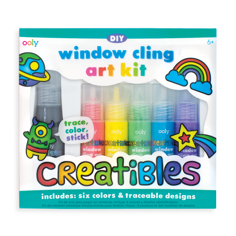 creatibles diy window cling art kit – MONSTER KIDS TOYS & GIFTS